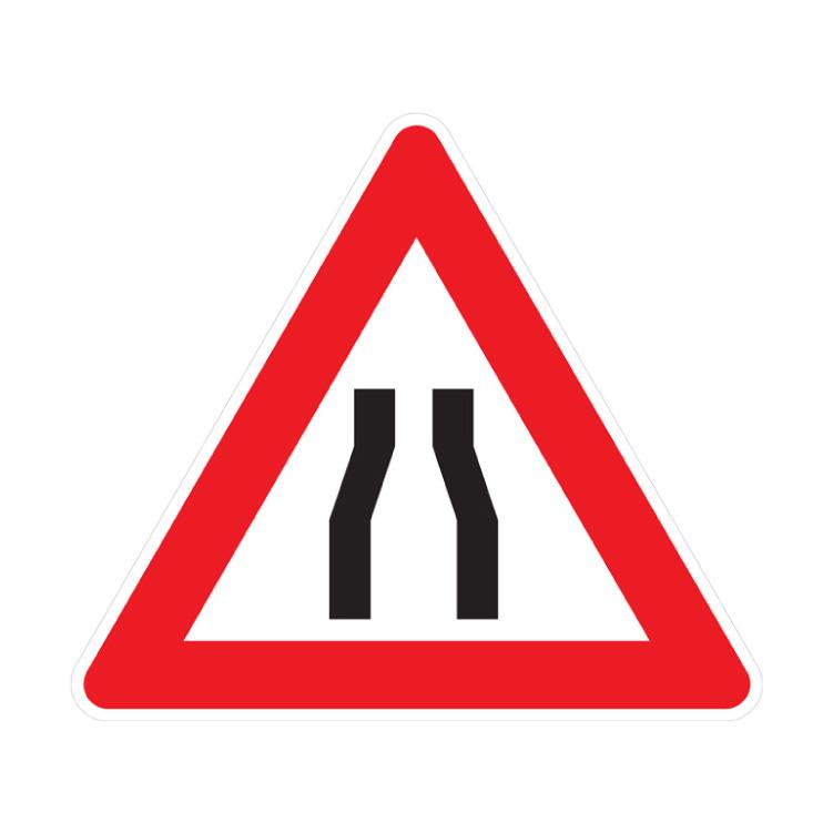 Strettoia simmetrica, SEGNALETICA STRADALE ECOTRAFFIC, Ecotraffic ...