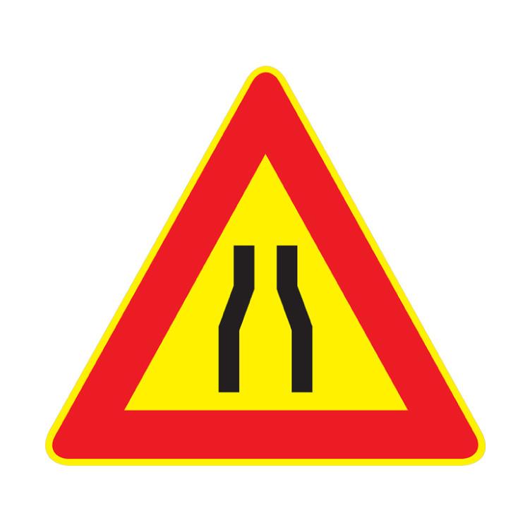 Strettoia simmetrica, SEGNALETICA STRADALE ECOTRAFFIC